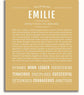 Emilie | Name Art Print – Name Stories