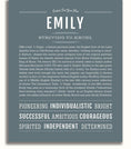 Emily | Name Art Print – Name Stories