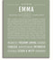 Emma Personalized Name Meaning Art Prints – Name Stories