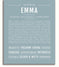 Emma Personalized Name Meaning Art Prints – Name Stories