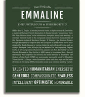 Emmaline | Name Art Print – Name Stories