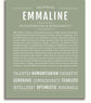 Emmaline | Name Art Print – Name Stories