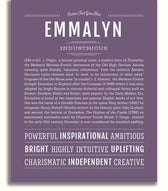Emmalyn | Name Art Print – Name Stories