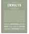 Emmalyn | Name Art Print – Name Stories