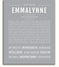 Emmalynne Personalized Name Meaning Art Prints – Name Stories