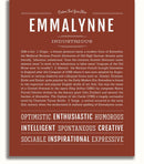 Emmalynne | Name Art Print – Name Stories