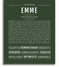 Emme | Name Art Print – Name Stories