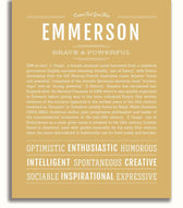 Emmerson | Name Art Print – Name Stories