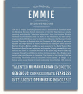 Emmie | Name Art Print – Name Stories