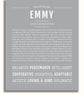 Emmy | Name Art Print – Name Stories