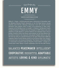 Emmy | Name Art Print – Name Stories
