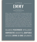 Emmy | Name Art Print – Name Stories