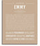 Emmy Personalized Name Meaning Art Prints – Name Stories