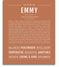 Emmy | Name Art Print – Name Stories