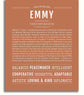 Emmy | Name Art Print – Name Stories