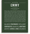 Emmy | Name Art Print – Name Stories