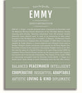 Emmy | Name Art Print – Name Stories