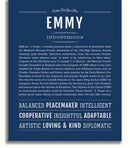 Emmy | Name Art Print – Name Stories