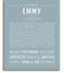 Emmy Personalized Name Meaning Art Prints – Name Stories