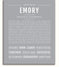 Emory | Name Art Print – Name Stories