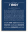 Emory | Name Art Print – Name Stories