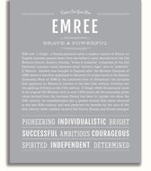 Emree | Name Art Print – Name Stories