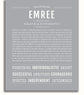 Emree | Name Art Print – Name Stories
