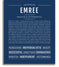 Emree | Name Art Print – Name Stories