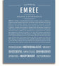 Emree | Name Art Print – Name Stories