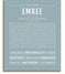 Emree | Name Art Print – Name Stories