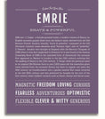 Emrie | Name Art Print – Name Stories
