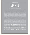 Emrie | Name Art Print – Name Stories