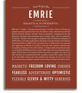 Emrie | Name Art Print – Name Stories