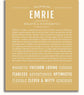 Emrie | Name Art Print – Name Stories