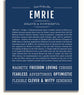 Emrie | Name Art Print – Name Stories