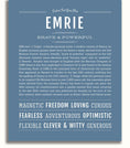 Emrie | Name Art Print – Name Stories