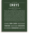 Emrys (male) | Name Art Print – Name Stories