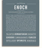 Enoch | Name Art Print – Name Stories