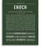 Enoch | Name Art Print – Name Stories