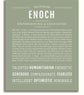 Enoch Personalized Name Meaning Art Prints – Name Stories