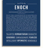 Enoch Personalized Name Meaning Art Prints – Name Stories