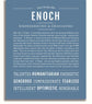 Enoch Personalized Name Meaning Art Prints – Name Stories