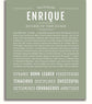 Enrique Personalized Name Meaning Art Prints – Name Stories