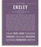 Ensley | Name Art Print – Name Stories