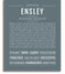Ensley | Name Art Print – Name Stories