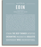 Eoin | Name Art Print – Name Stories