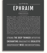 Ephraim | Name Art Print – Name Stories