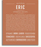 Eric | Name Art Print – Name Stories