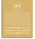 Eric | Name Art Print – Name Stories