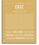 Eric | Name Art Print – Name Stories